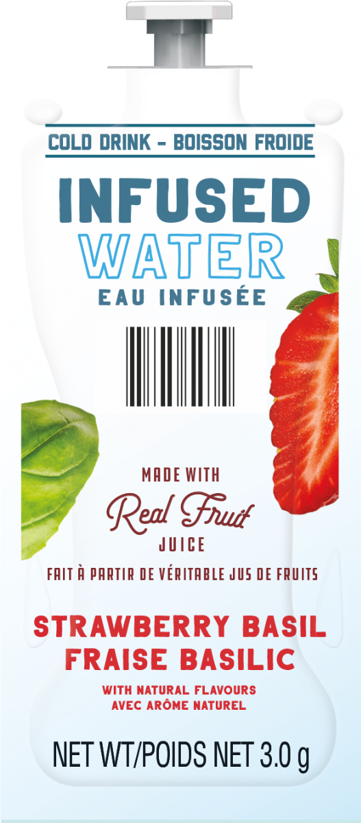 Strawberry Basil Infused Water - Flavia Chill – On The Way Cafe Inc