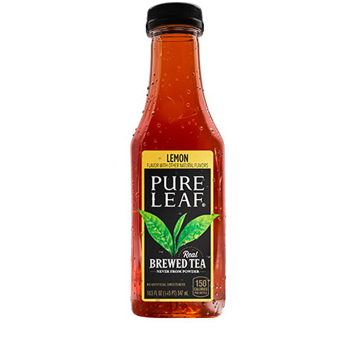 Lipton Pure Leaf Lemon Iced Tea - 547ml (18.5oz) – On The Way Cafe Inc